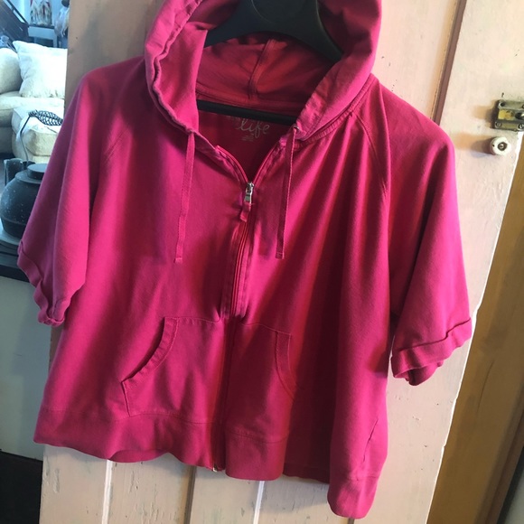 made for life | Jackets & Coats | Short Sleeve Hoodie Jacket | Poshmark